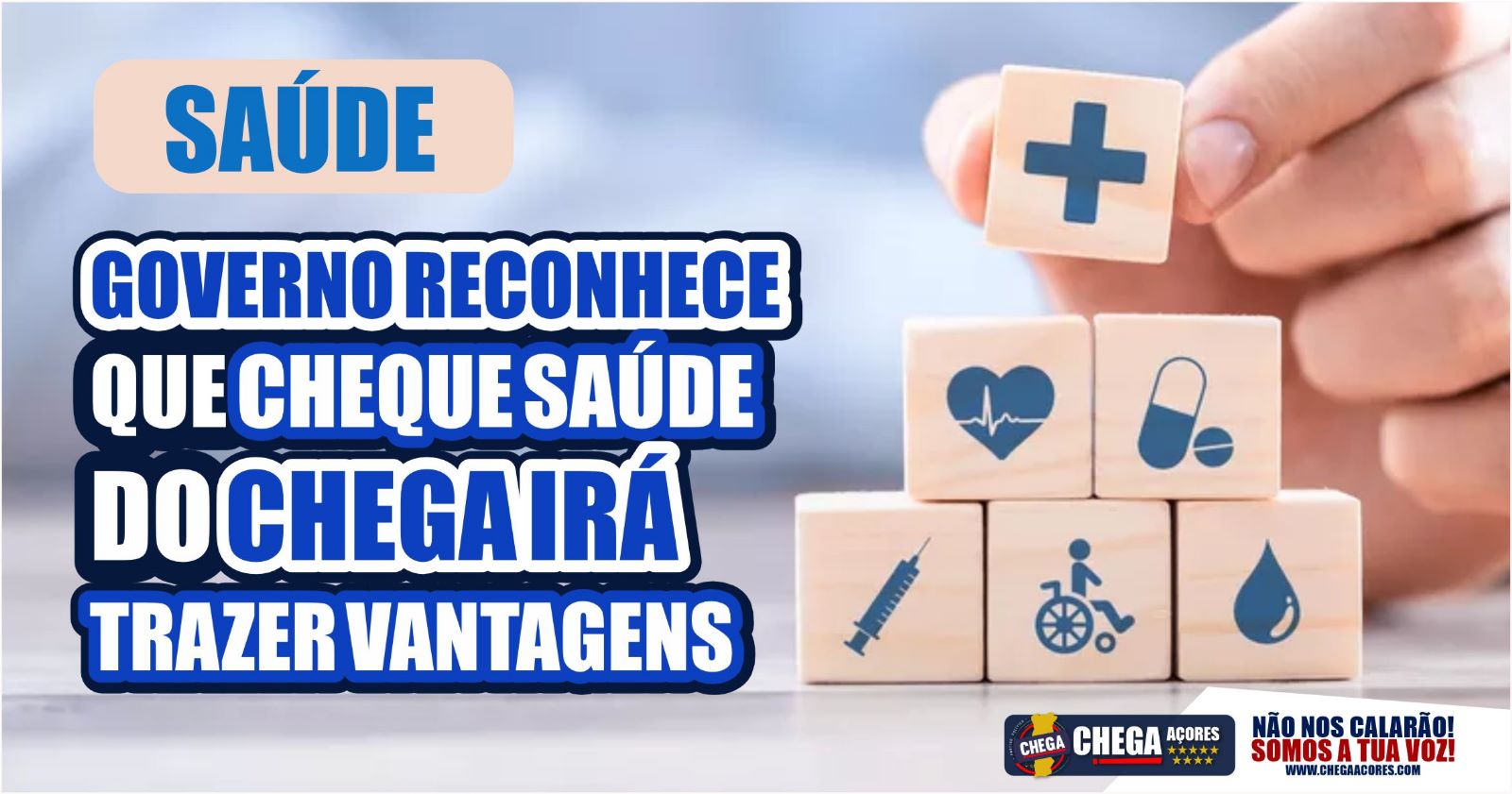 GOVERNO RECONHECE QUE CHEQUE SAÚDE DO CHEGA IRÁ TRAZER VANTAGENS ...