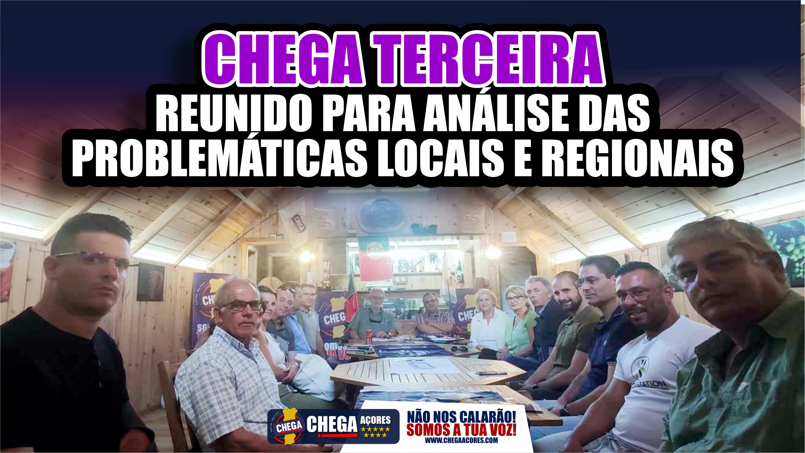 CHEGA TERCEIRA REUNIDO PARA ANÁLISE DAS PROBLEMÁTICAS LOCAIS E ...