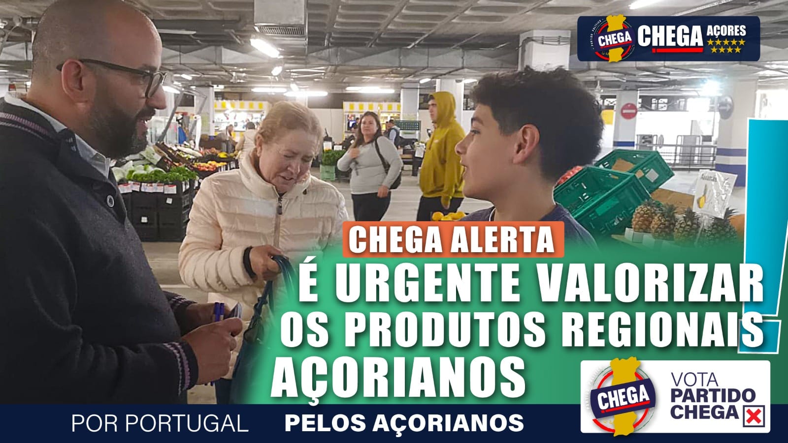 VALORIZAÇÃO DOS PRODUTOS REGIONAIS É URGENTE, DIZ O CHEGA - CHEGA Açores