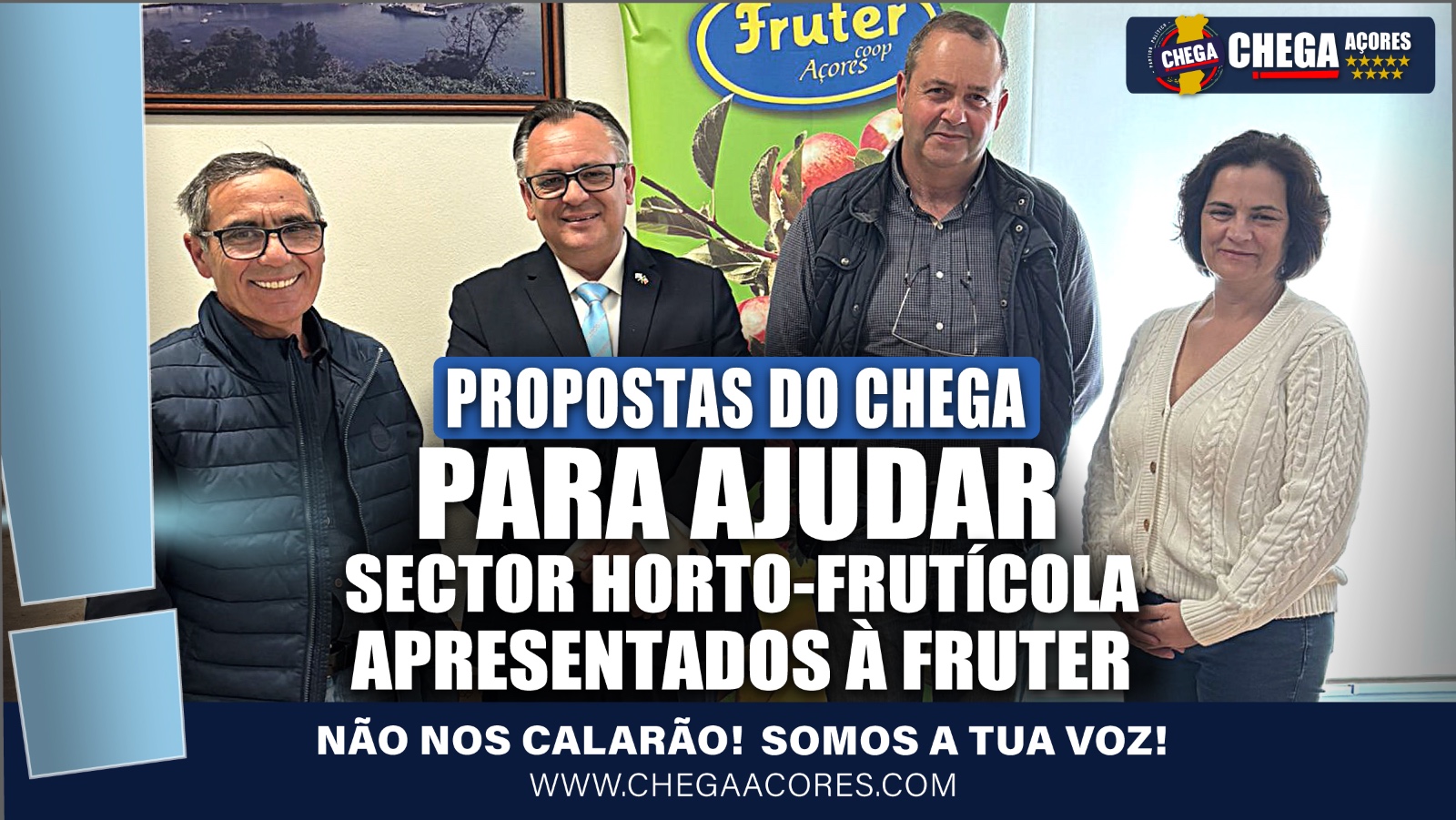 PROPOSTAS DO CHEGA PARA AJUDAR SECTOR HORTO-FRUTÍCOLA APRESENTADAS À ...